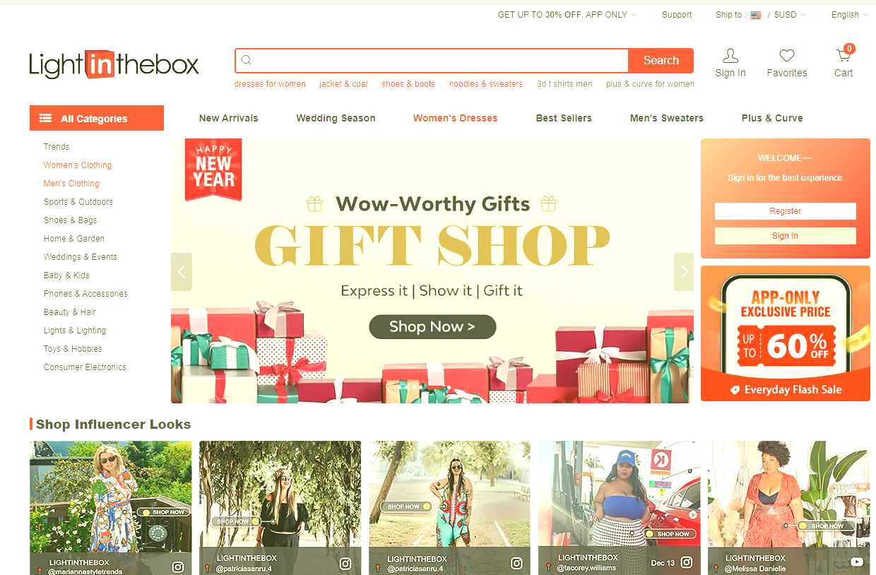 LightInTheBox Review 2023 - TGTBUY